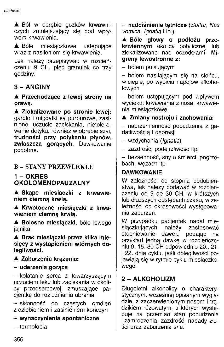 Materia Medica - Lachesis mutus - Homeopatia Polska